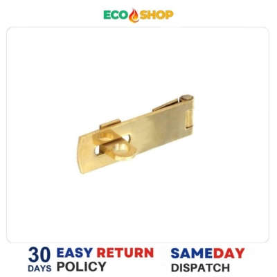 Securit Brass Hasp And Staple 75mm – ECO Heat Shop Ltd