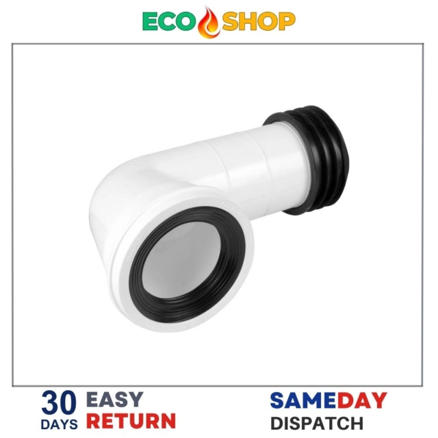 90 Degree Toilet Pan Connector With 32mm Boss | UK Trade