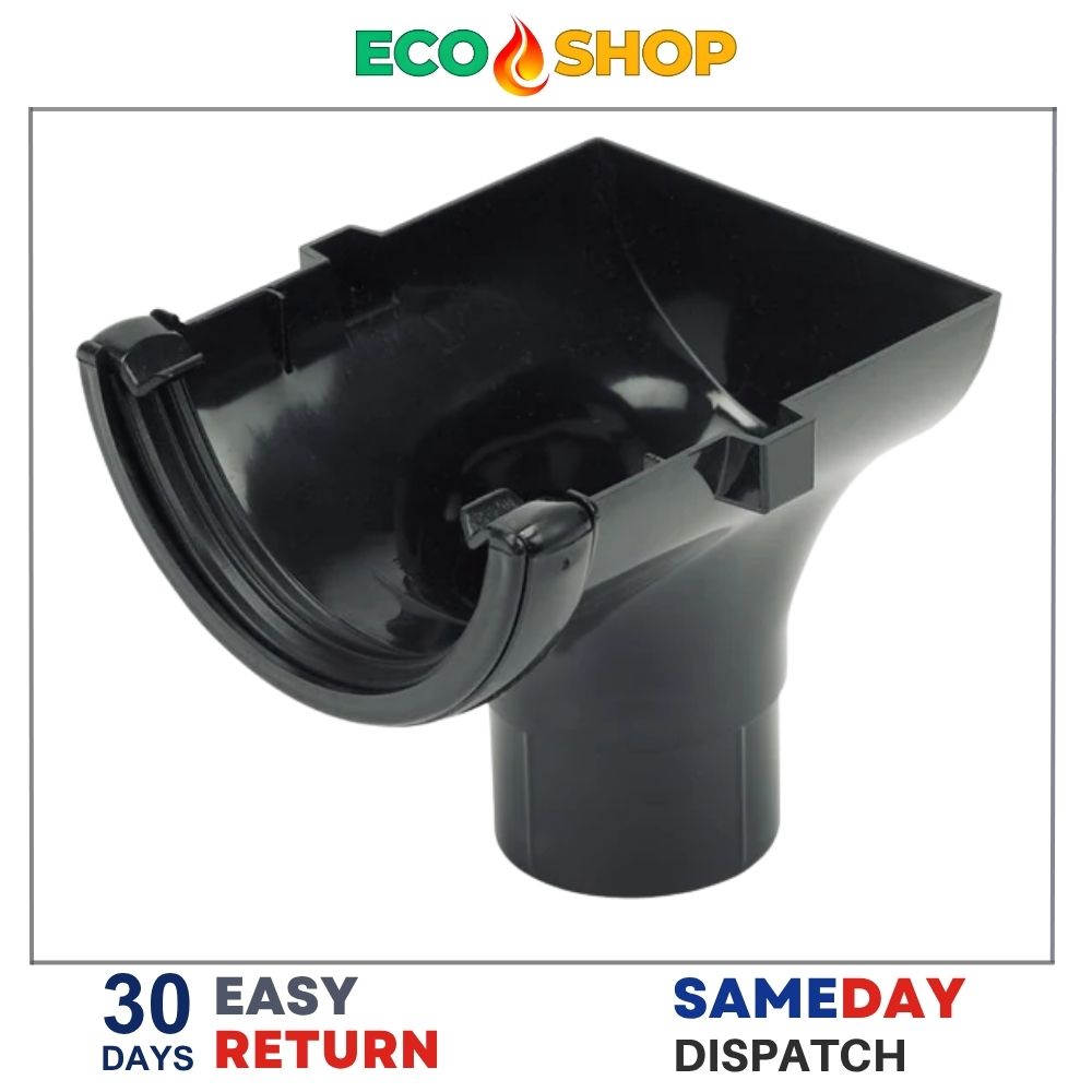 Buy Half Round Gutter & Fittings Online – UK Fast Delivery – ECO Heat Shop
