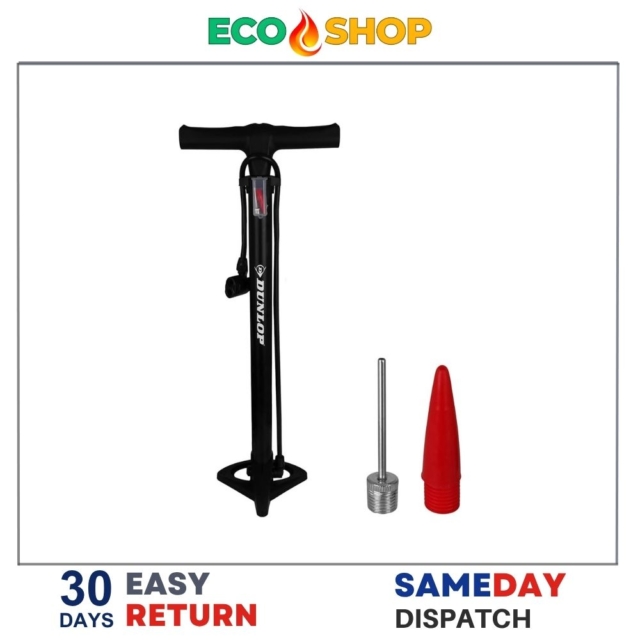 Dunlop High-Pressure Manual Bike Floor Pump | UK Trade