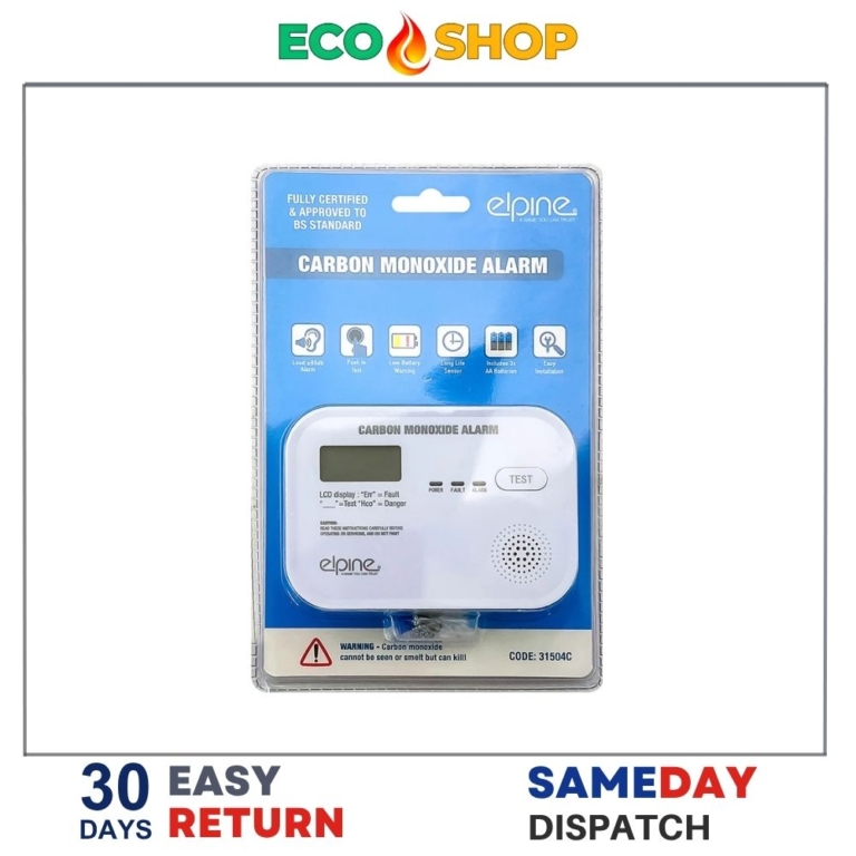 Elpine Battery Operated Carbon Monoxide Alarm | UK Trade