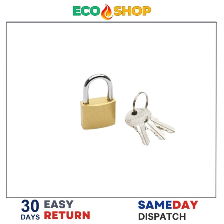 Marksman 20Mm Brass Padlock | UK Trade