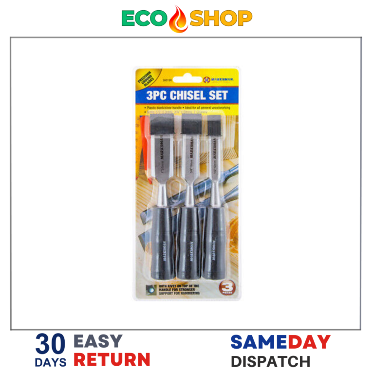 3-Piece Cold Chisel Set For Stone And Metal | UK Trade