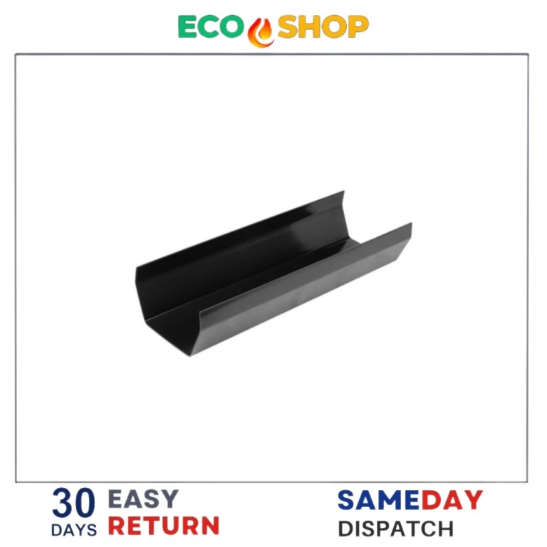 4m Square Guttering – 114mm High-Capacity UPVC Rainwater Channel | UK Trade