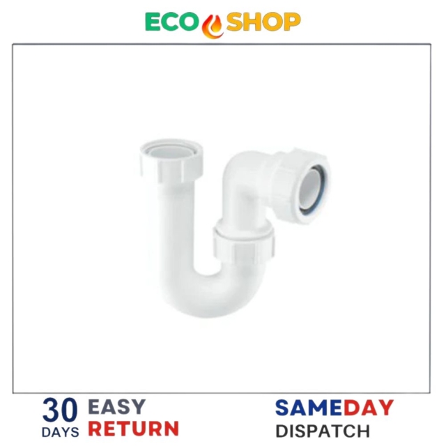 32mm White Tubular P Trap | UK Trade