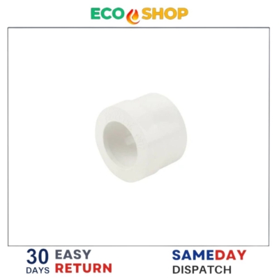 32mm To 21.5mm White Overflow Waste Reducer | UK Trade